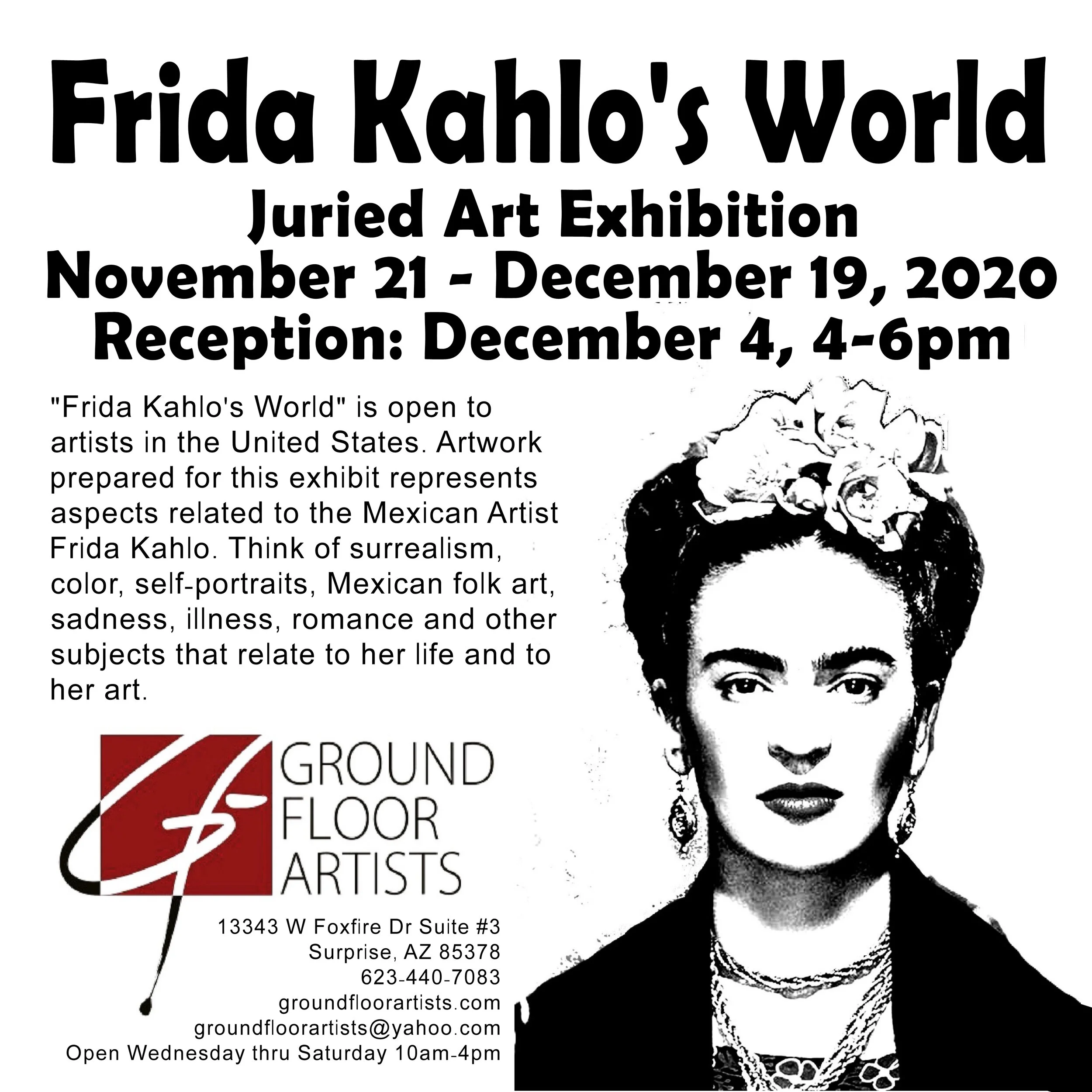 Frida Kahlo's World — Ground Floor Artists