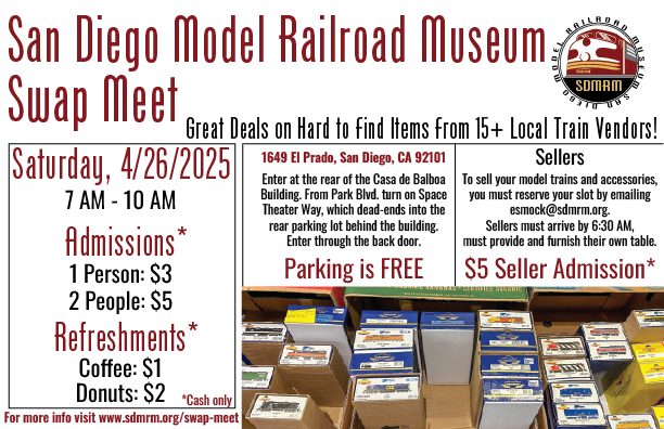 Swap Meets — San Diego Model Railroad Museum