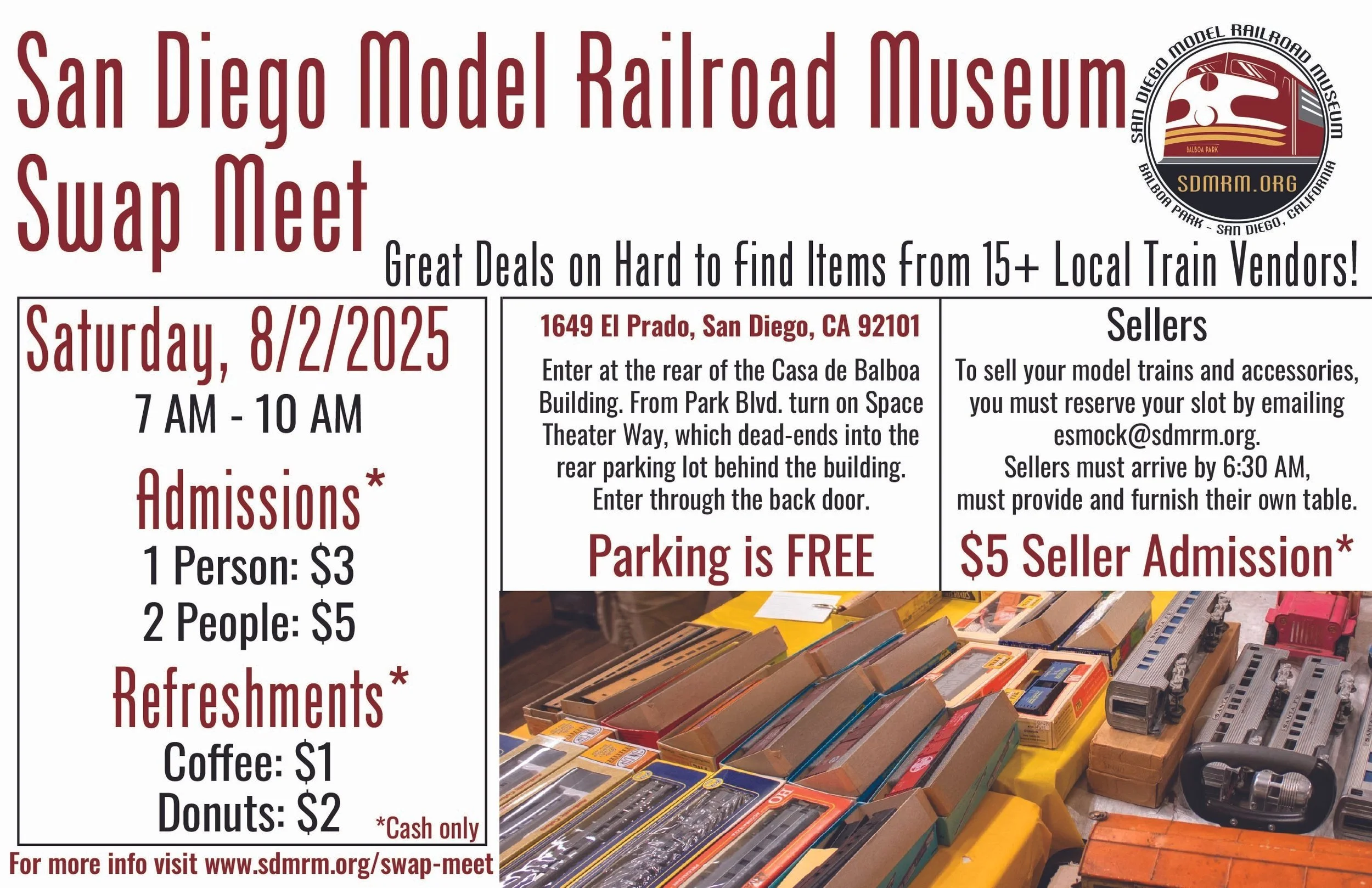 Swap Meets — San Diego Model Railroad Museum