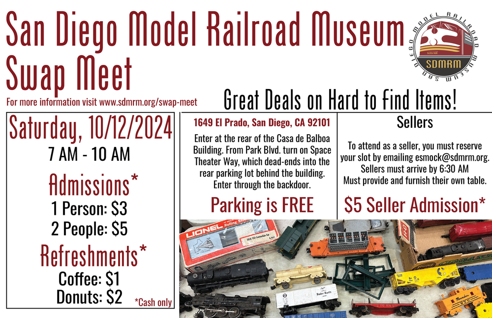 Swap Meets — San Diego Model Railroad Museum