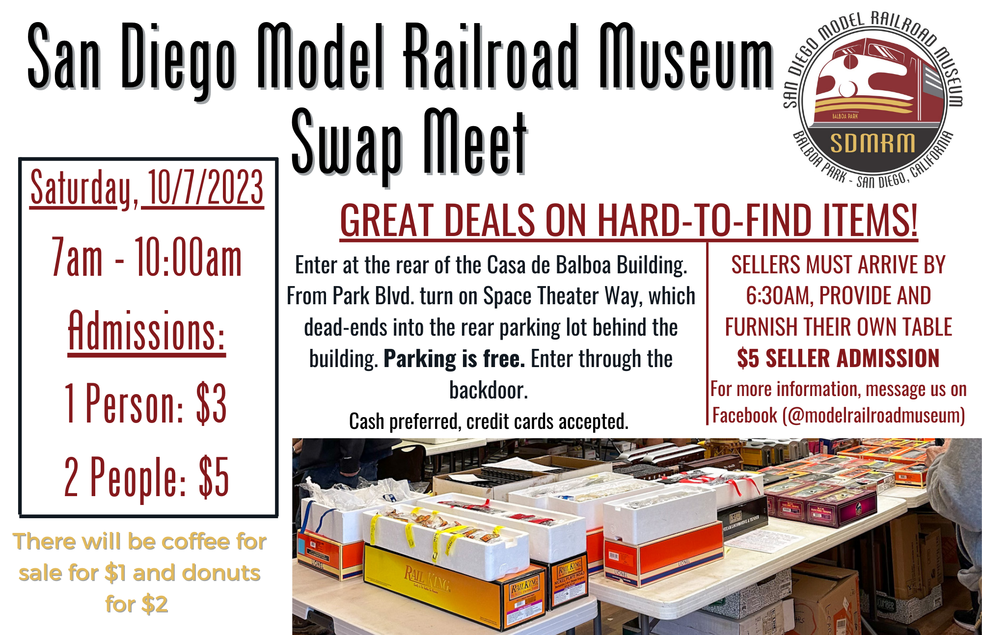 Swap Meets — San Diego Model Railroad Museum