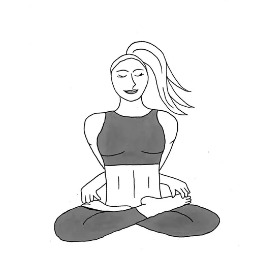 Lotus Pose Drawing