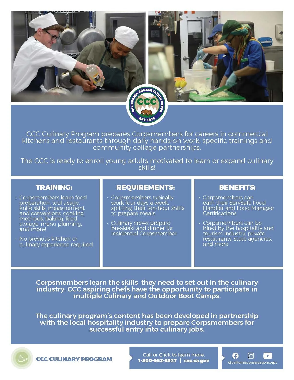 The California Conservation Corps is Hiring! — SORA