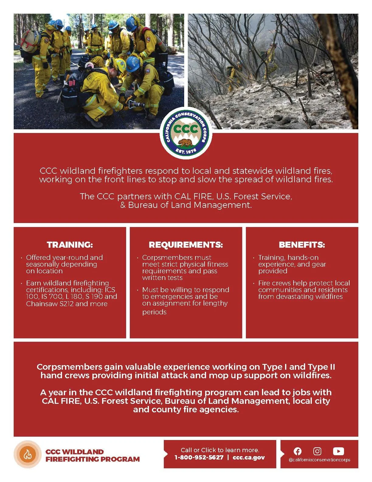 The California Conservation Corps is Hiring! — SORA