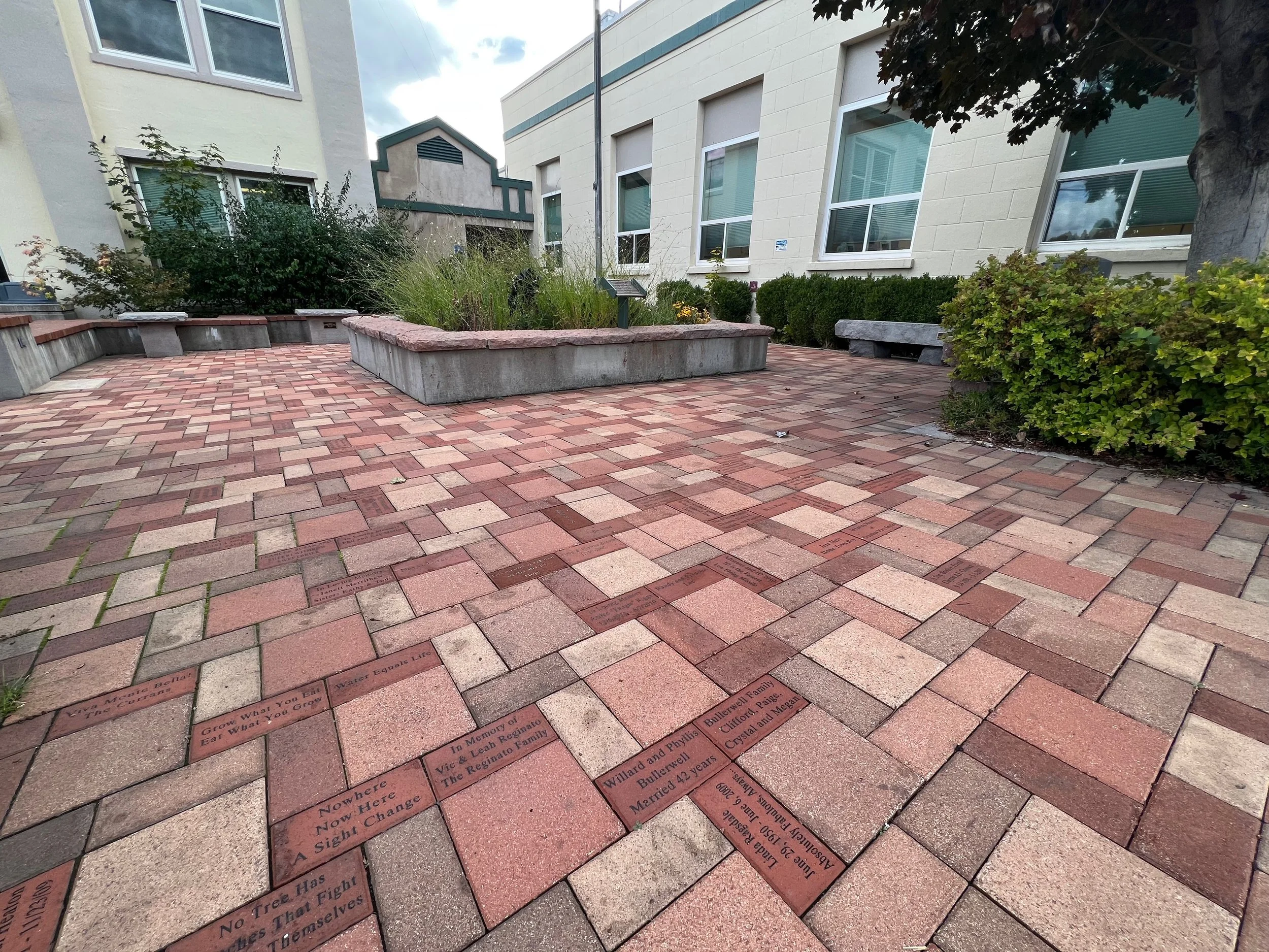 City Hall Plaza Bricks — Mt. Shasta 4th of July Walk / Run