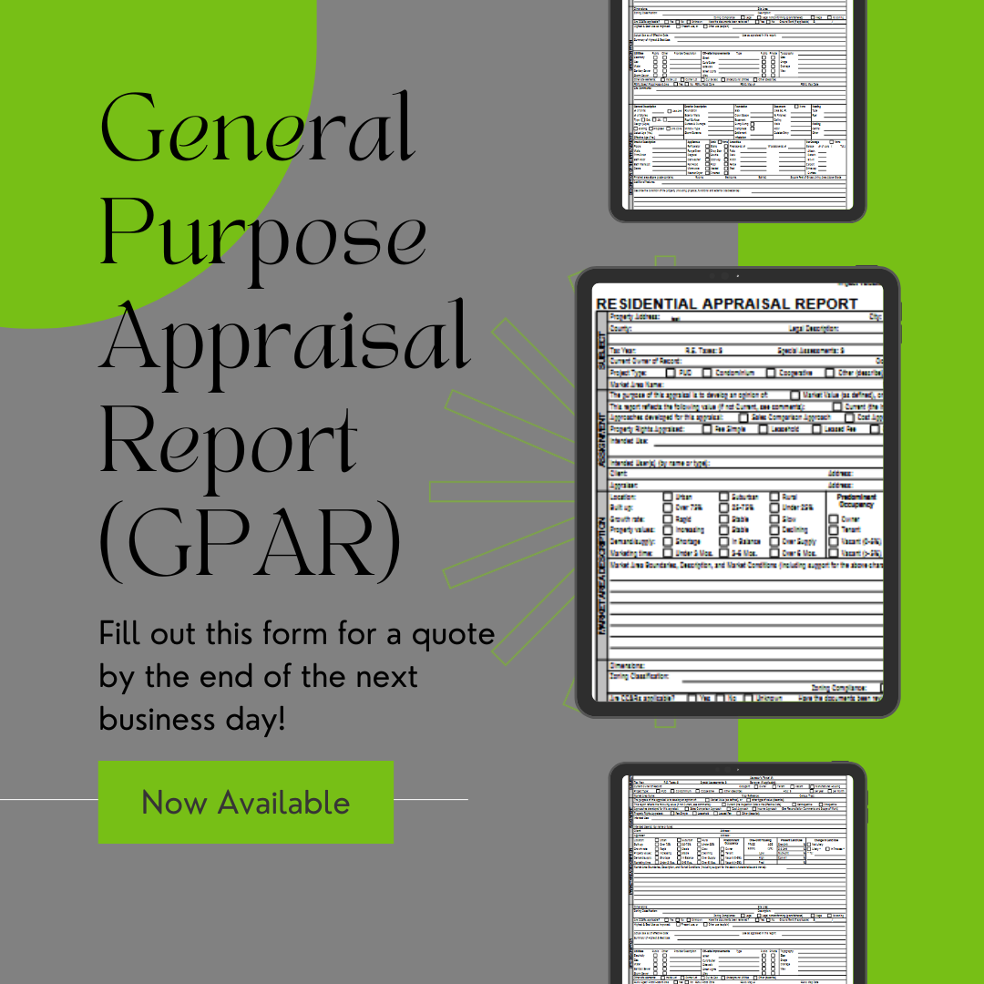 General Purpose Appraisal Report (GPAR) — IVG®