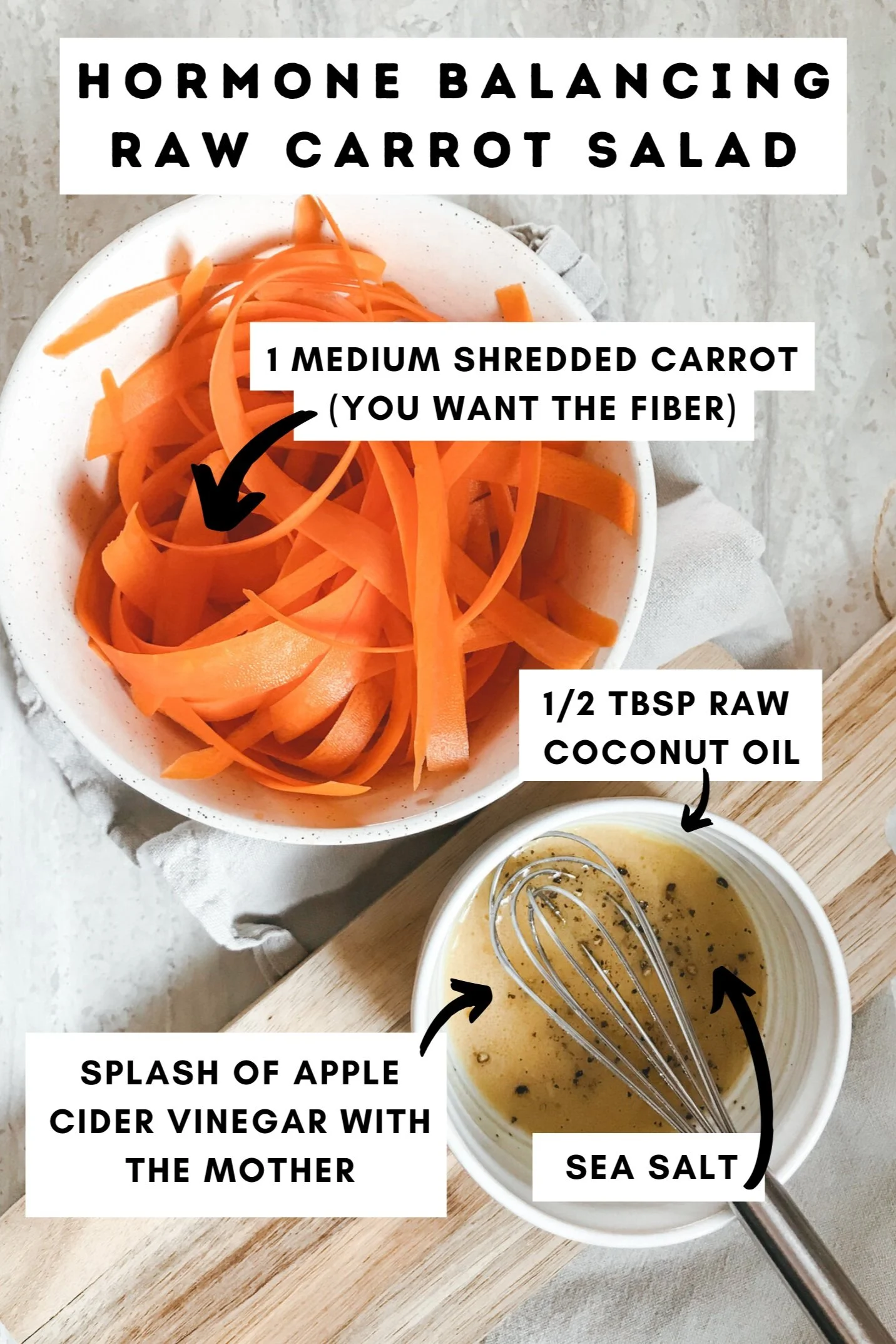 Hormone Balancing Raw Carrot Salad — Julia Connor