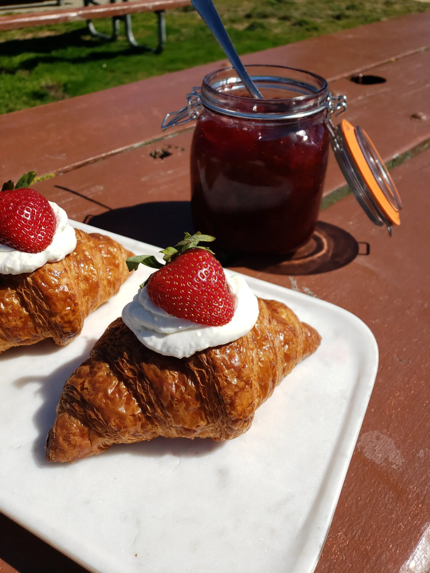 Strawberry Guava with Cream Cheese Croissants — The Sweet Savory Life