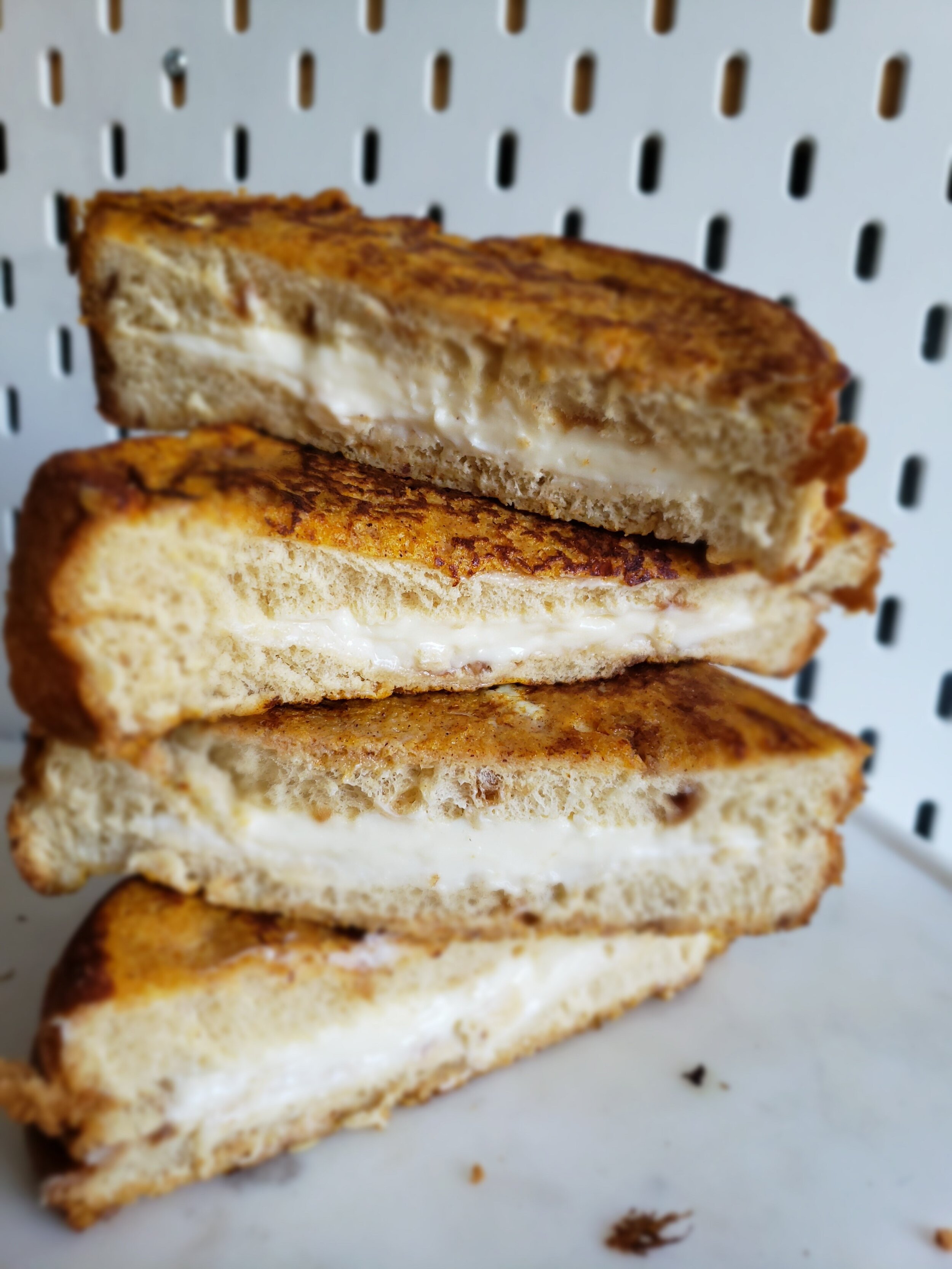 Pumpkin French Toast with Cream Cheese Filling — The Sweet Savory Life