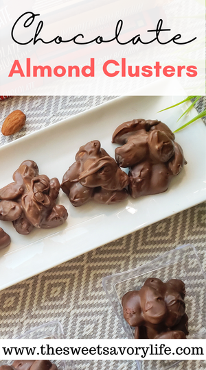 Easy Chocolate Almond Clusters Recipe (2 Ingredients) - The Sweet ...