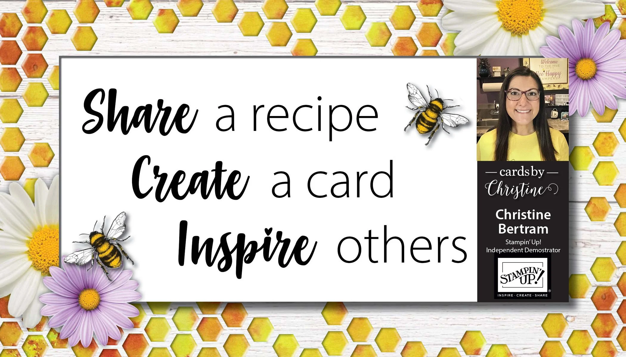 Share, Create, & Inspire Class with Christine - Online — Cards by Christine