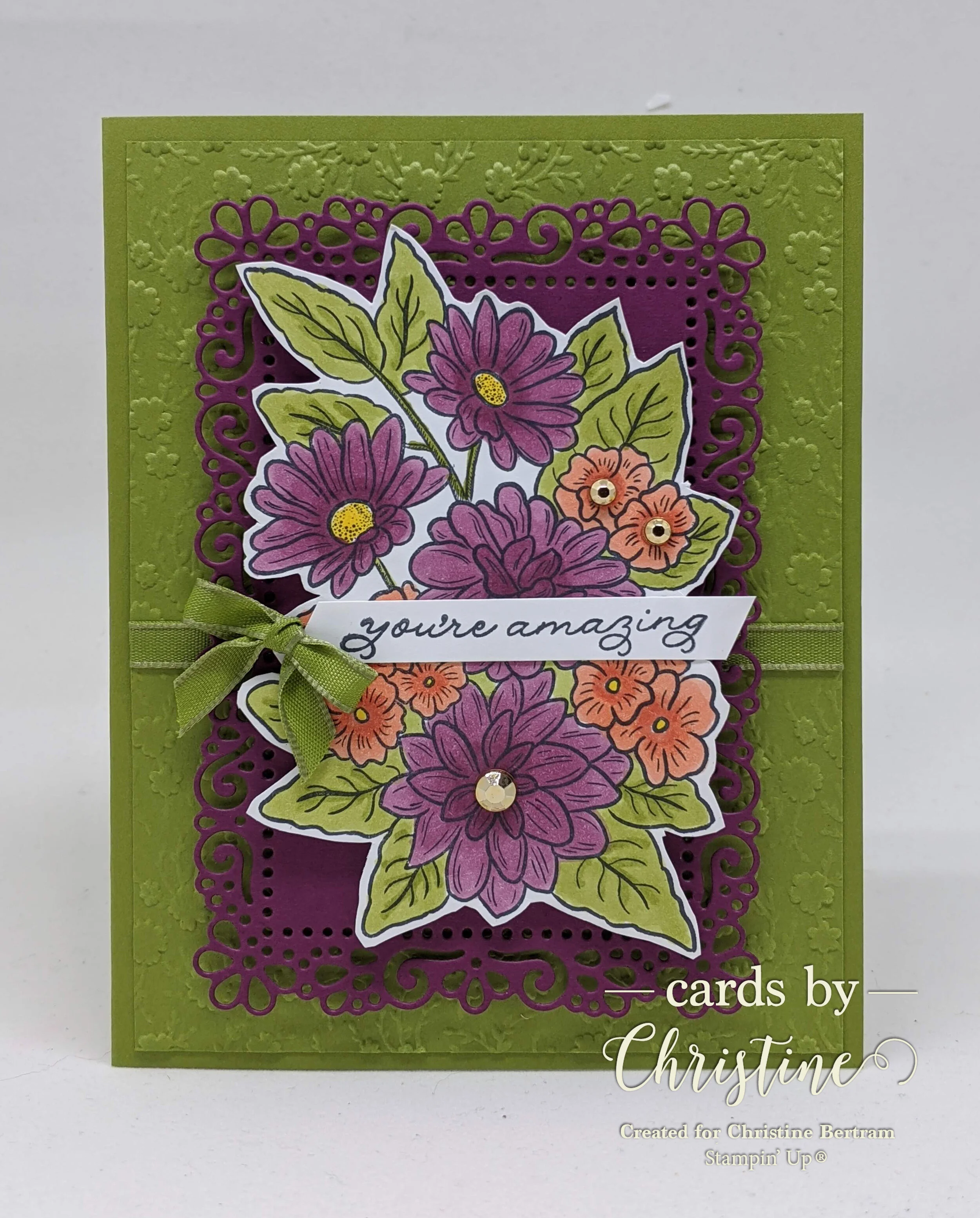 Make-It Monday - You're Amazing! — Cards by Christine