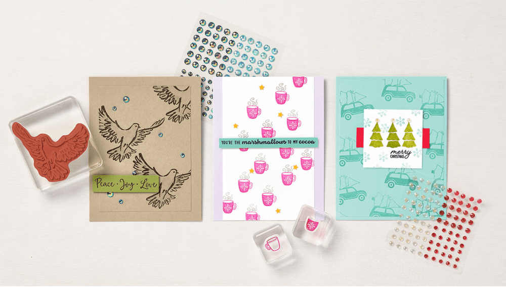 SIMPLE STAMPING, THREE WAYS — Cards by Christine