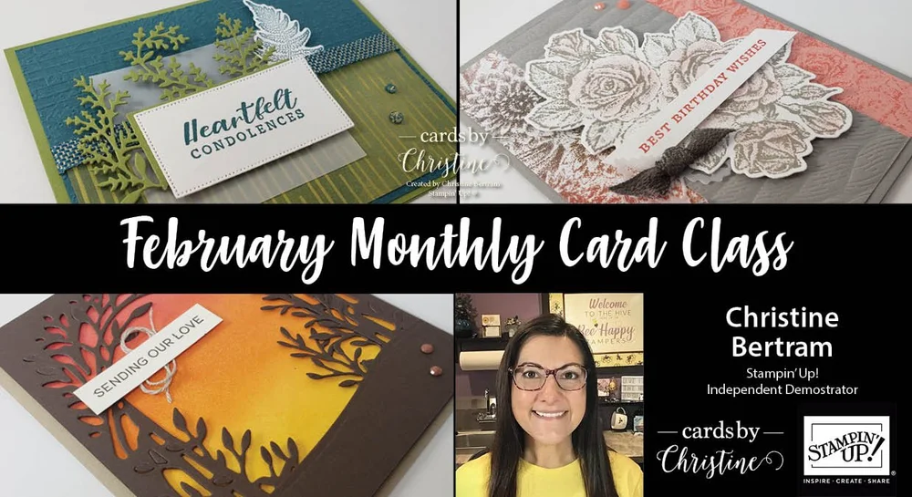 February Monthly Card Making Class with Christine - In Person — Cards ...