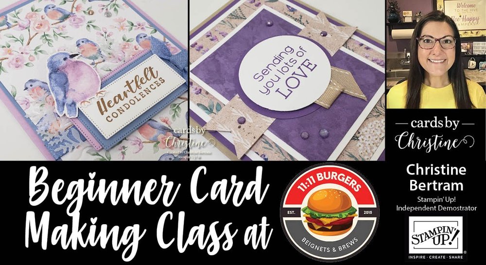 Beginner Card Making Class with Christine at 11:11 Burgers & Beignets ...