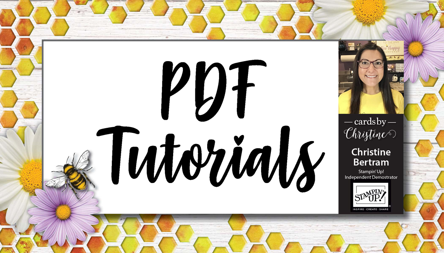 PDF Tutorials available With Cards by Christine — Cards by Christine
