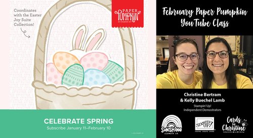 February Paper Pumpkin - YouTube Live - FREE! — Cards by Christine