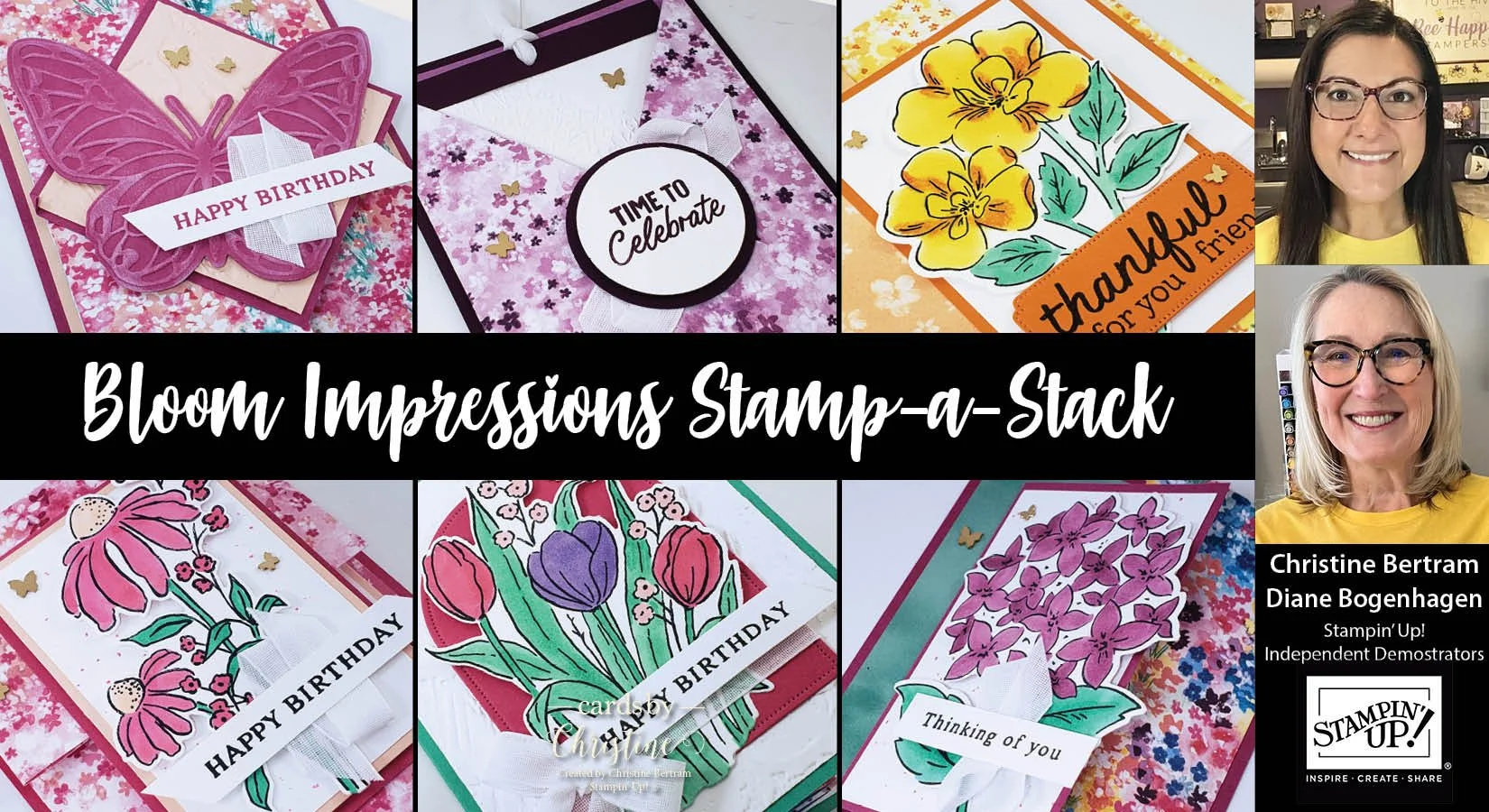 Bloom Impressions Stamp a Stack of Cards Card Class - In Person — Cards ...