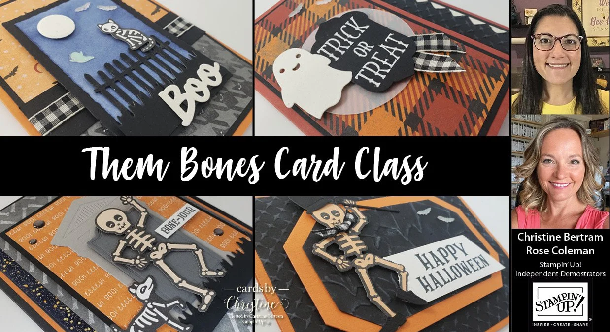 Them Bones Card Class - In Person — Cards by Christine
