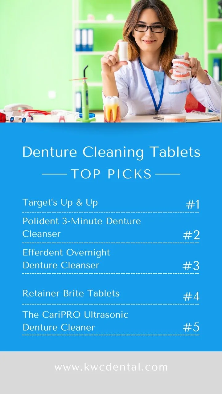 Denture Cleaning Tablets: 5 Best Ones in 2023 - KWC Dental