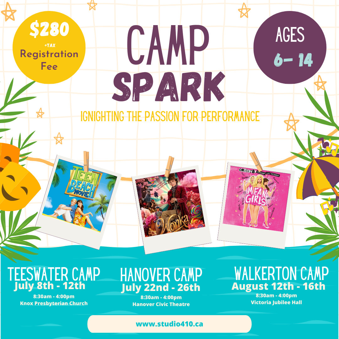 Camp Spark — Studio 410-A Performing Arts, Fitness, Health and Wellness ...