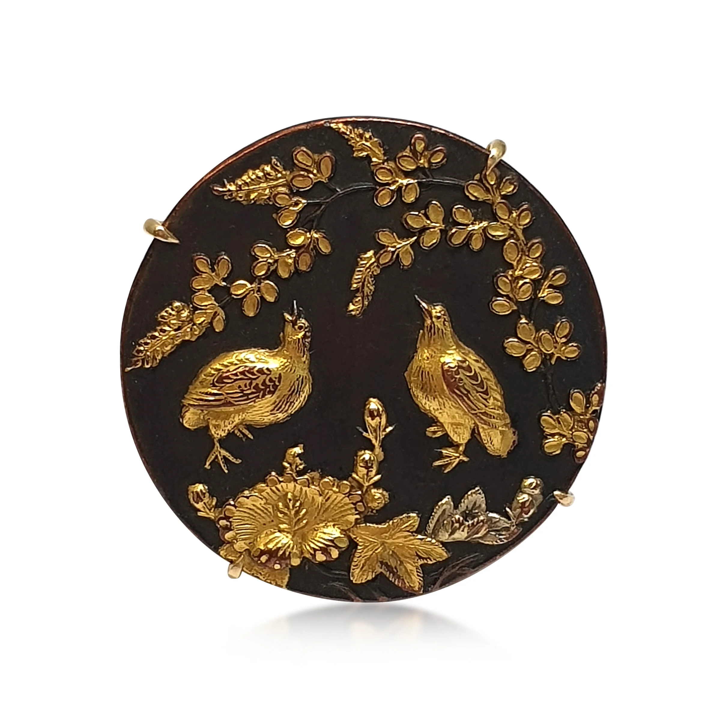 A Shakudo Ring, circa 1870 — Revival Jewels