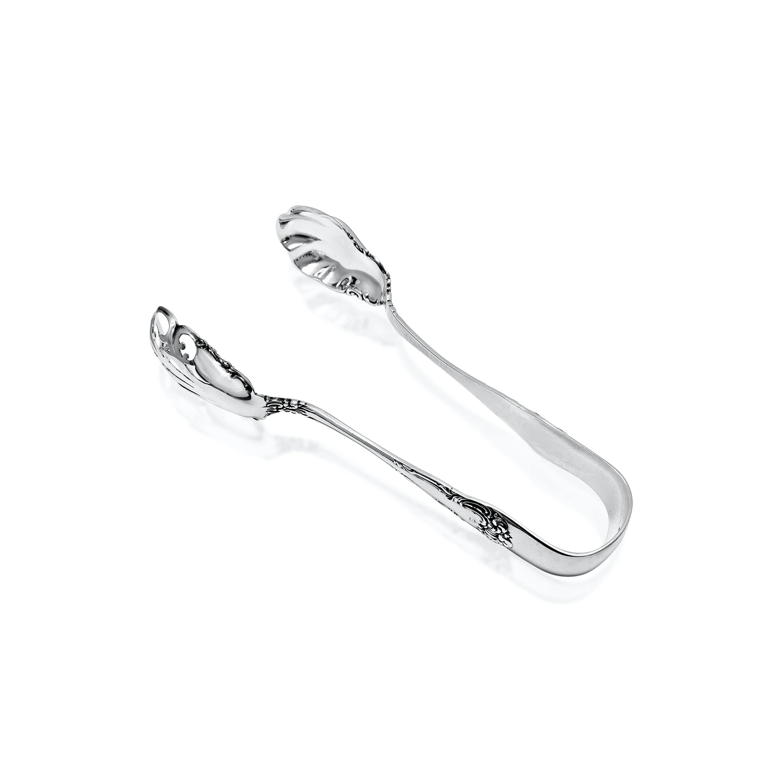 Old Fashioned American Sterling Silver Ice Tongs — Revival Jewels