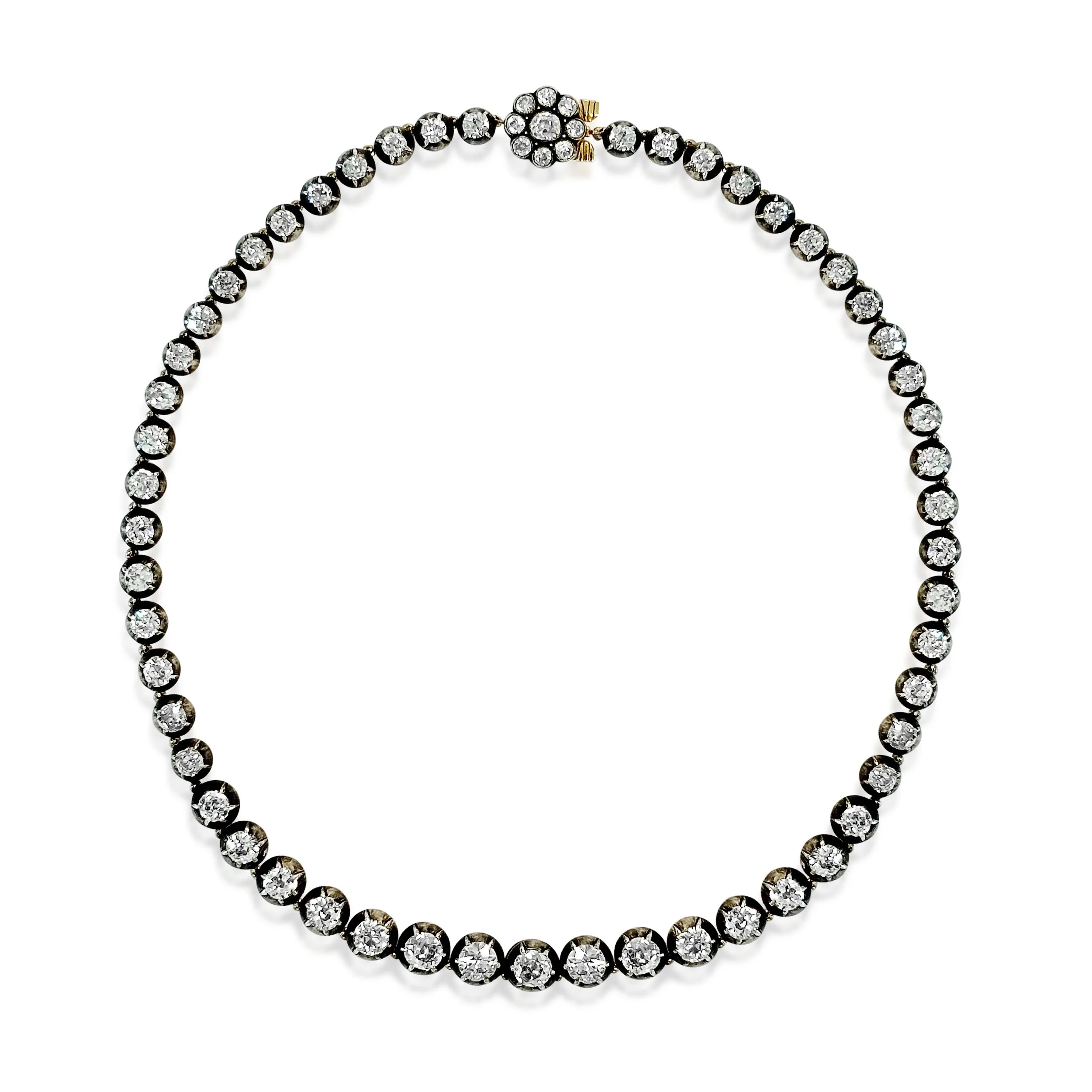 A Diamond Line Necklace — Revival Jewels