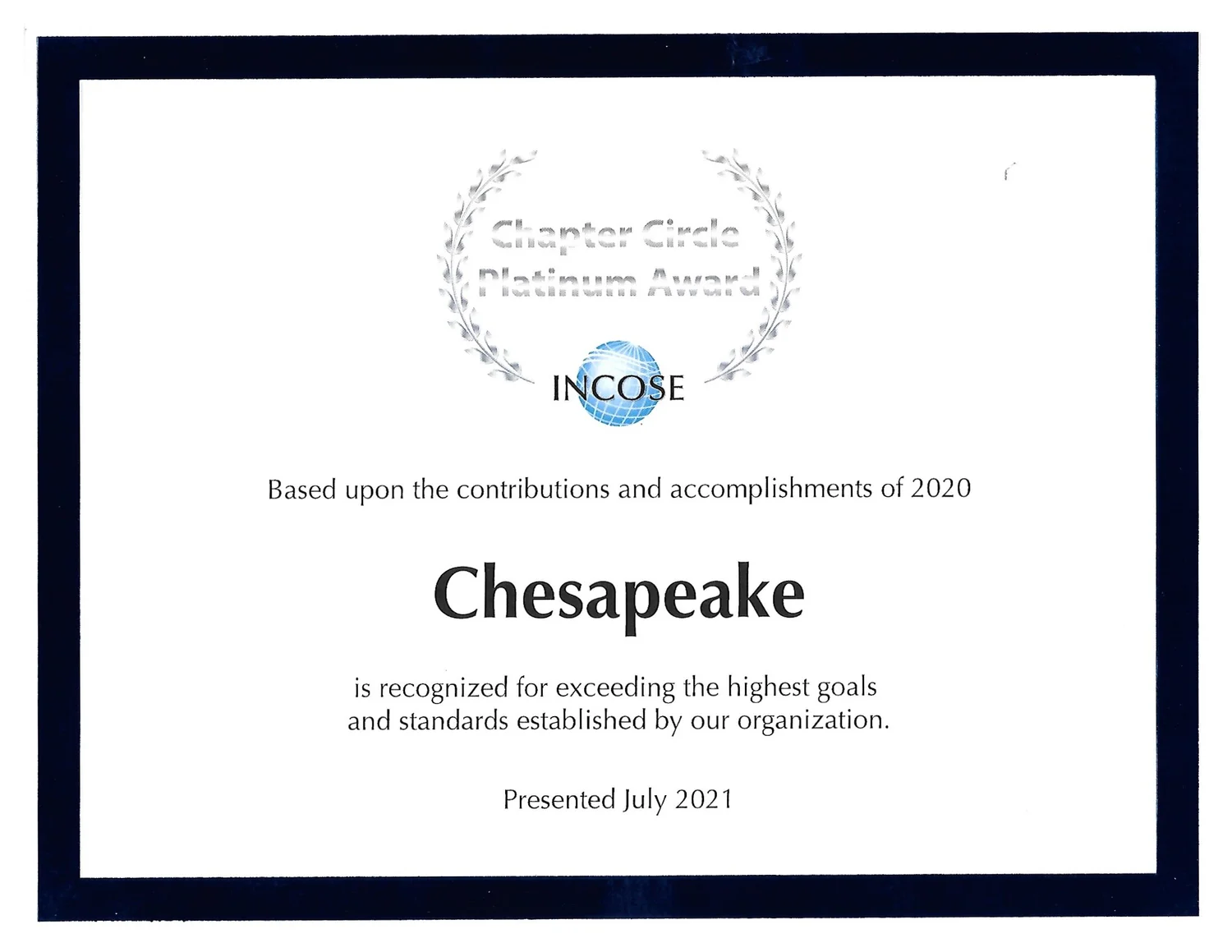 2021 INCOSE International Symposium (IS) After Action Report — INCOSE Chesapeake Chapter