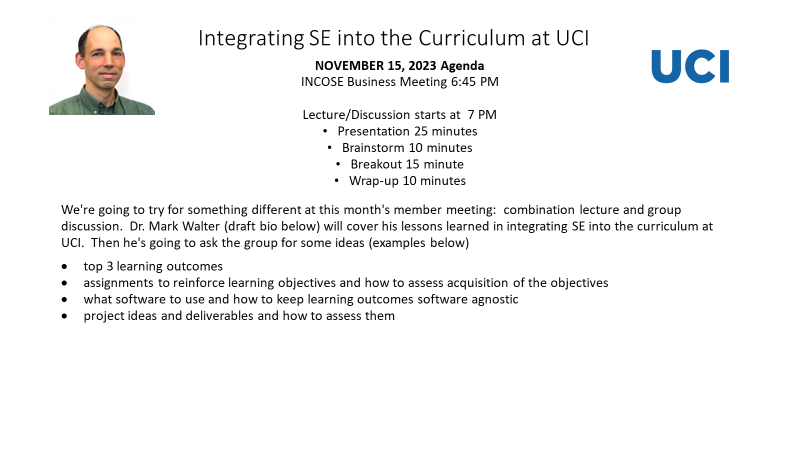 INCOSE Chesapeake Chapter