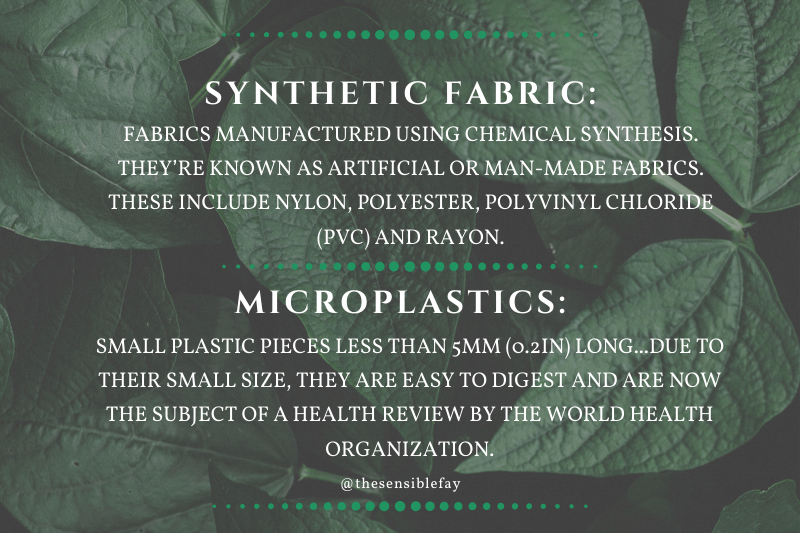 Fabrics 101: Synthetic Fabrics & Microplastic Pollution | The Sensible ...
