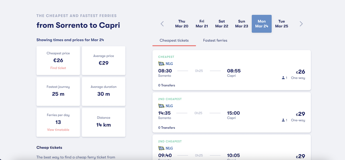 How To Get To Capri: Ferry Tips From Naples or Sorrento