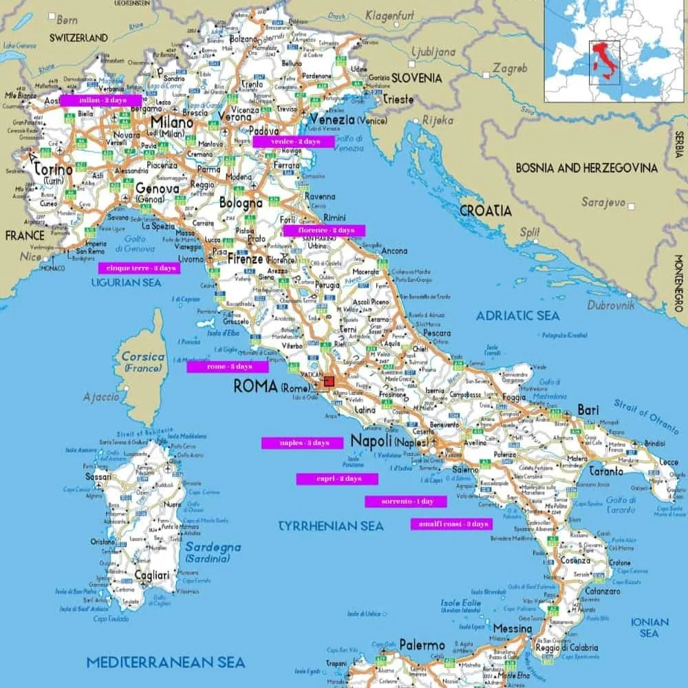 3 Weeks Italy Itinerary (For First Time Solo Travelers) — The Sensible Fay