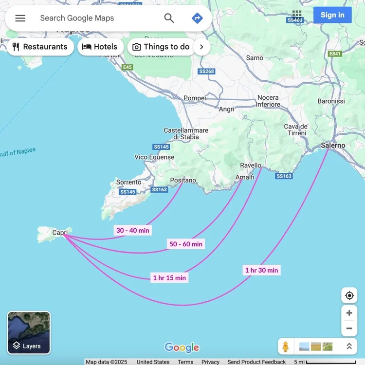How To Get To Capri: Ferry Tips From Naples or Sorrento