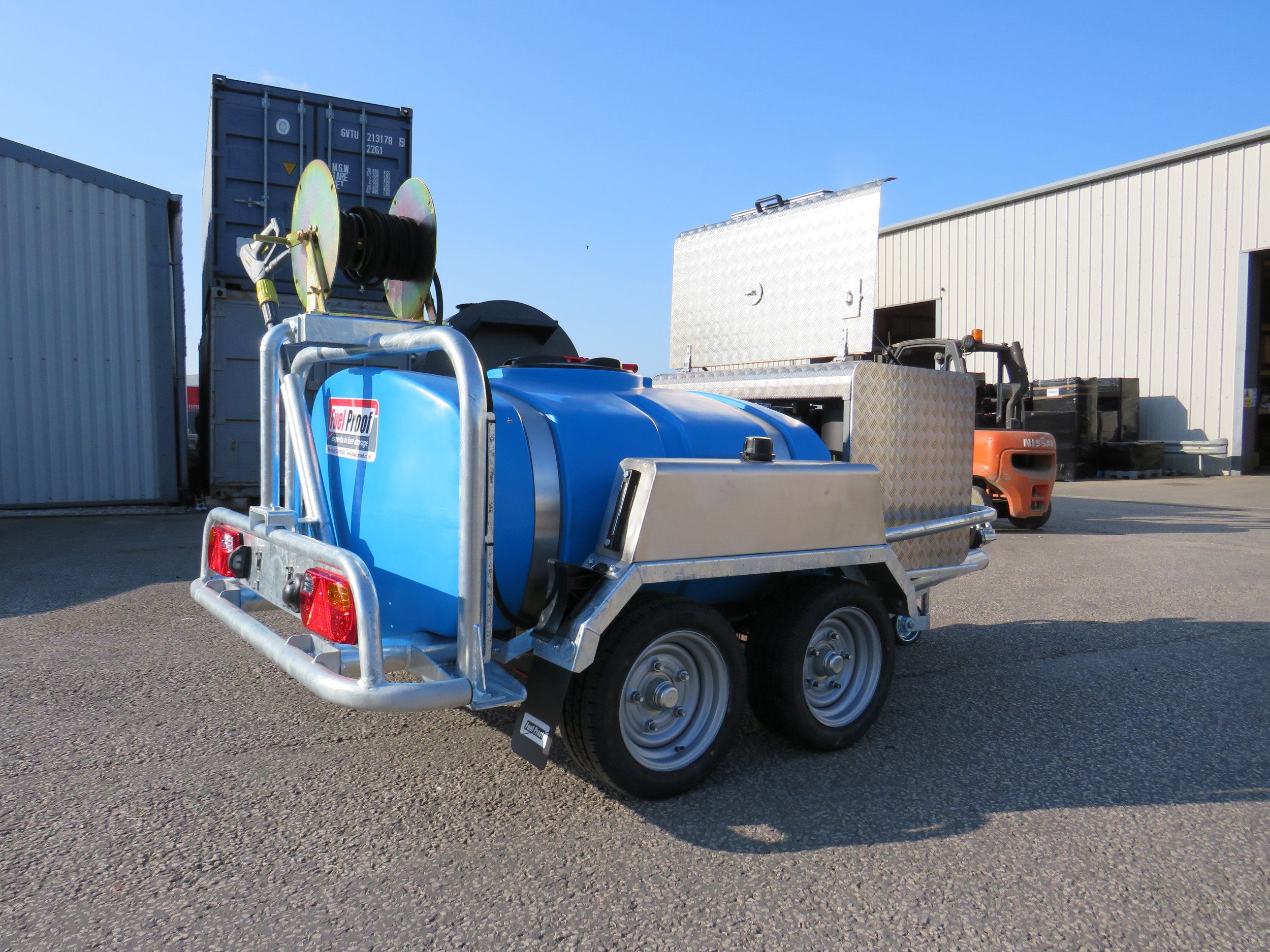 Water Bowser High Pressure Power washing system