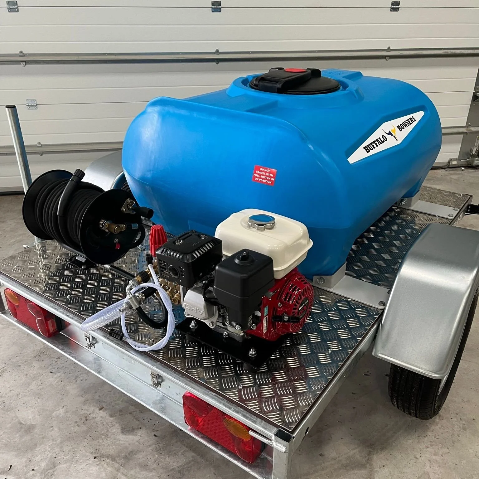 Water Bowser Power Jet Washing Systems on trailers, petrol & diesel