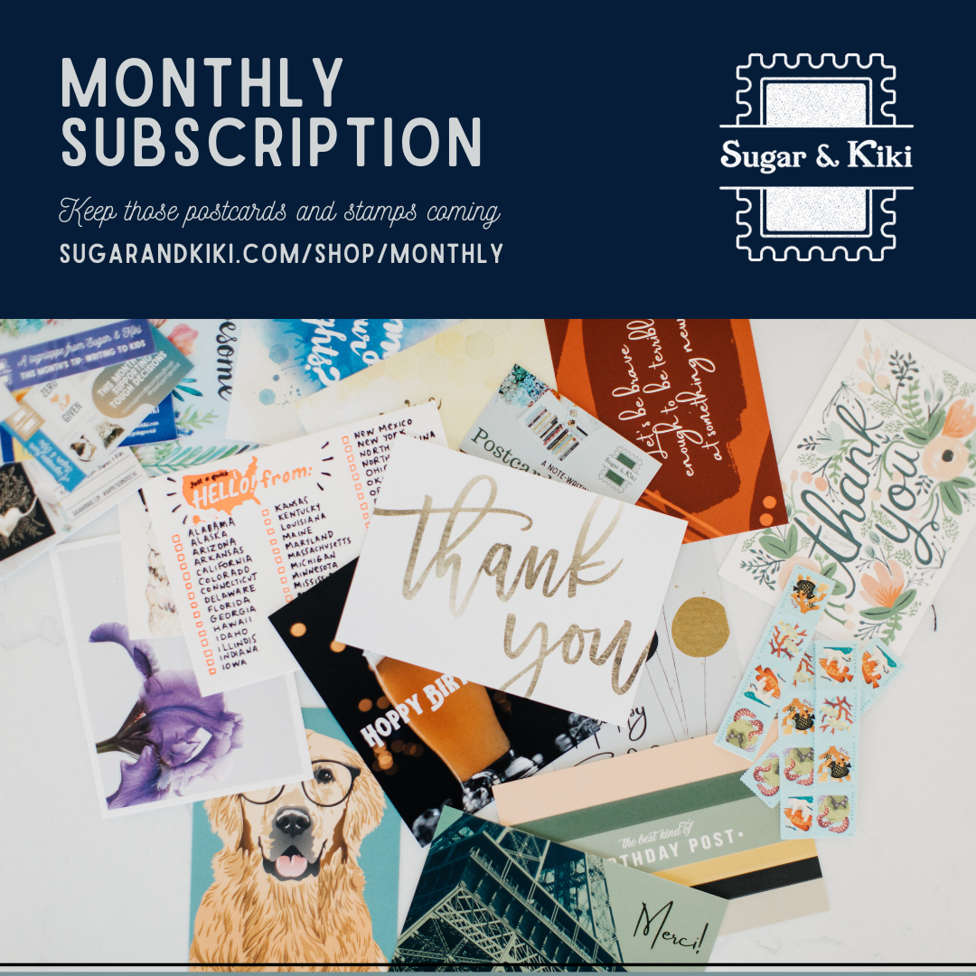 Postcard Subscriptions — Sugar & Kiki