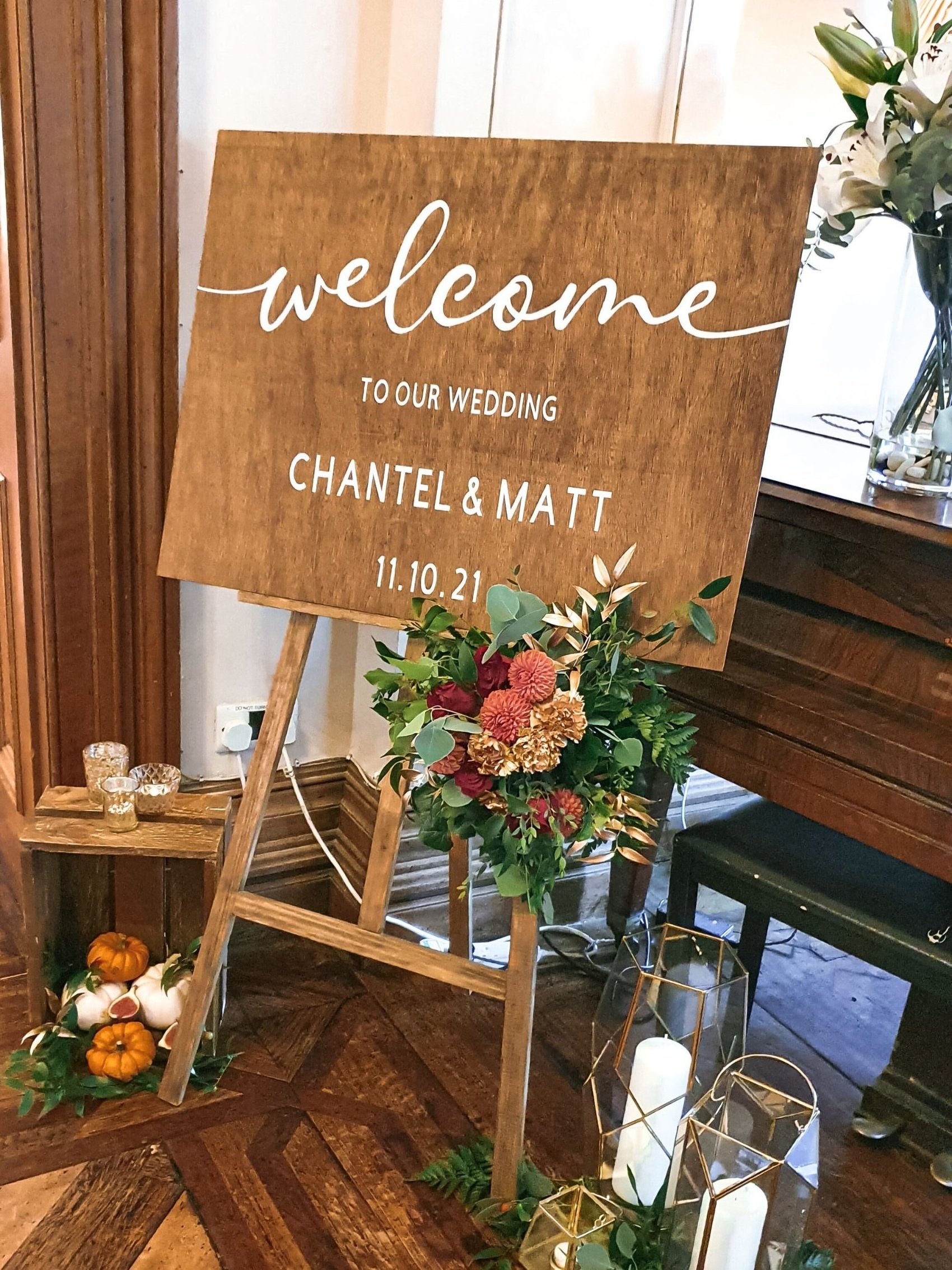 Bespoke Wedding Signage