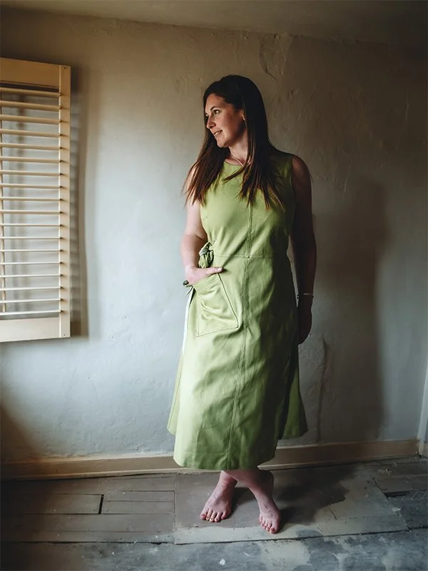 Framfield V Neck Dress Sewing Pattern with Pockets, Sizes 8-30 — Sussex ...