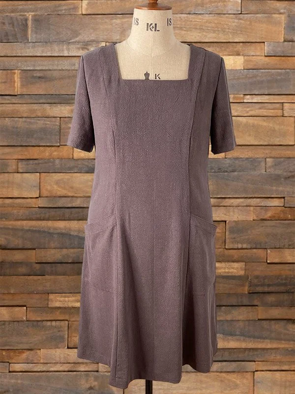 Framfield V Neck Dress Sewing Pattern with Pockets, Sizes 8-30 — Sussex ...