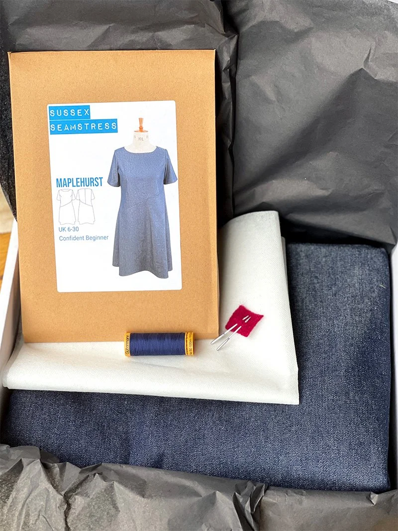Sewing Patterns and Dressmaking Kits with Fabric and Notions — Sussex ...