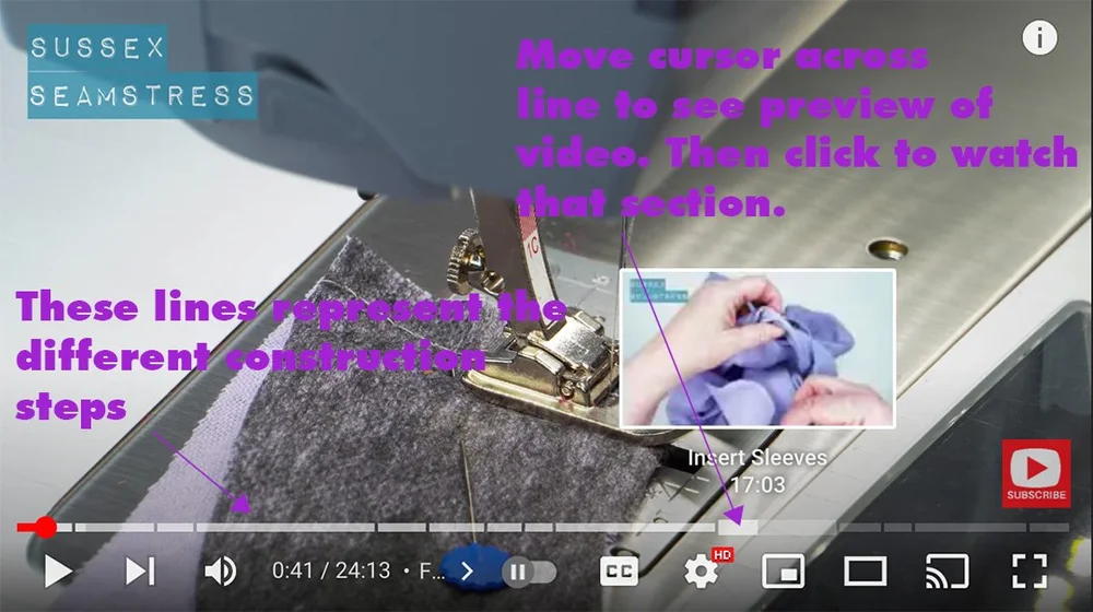 How to use our Sewing Pattern Tutorial Videos — Sussex Seamstress ...