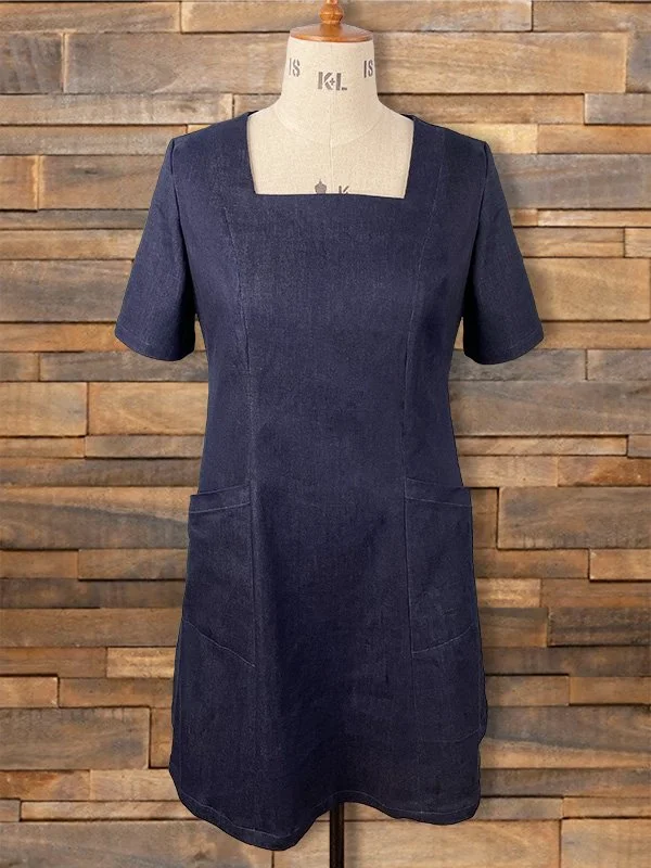 Framfield V Neck Dress Sewing Pattern with Pockets, Sizes 8-30 — Sussex ...