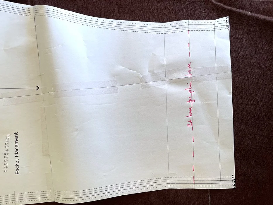 How to Lengthen a Trousers/Pants Pattern — Sussex Seamstress Sewing ...