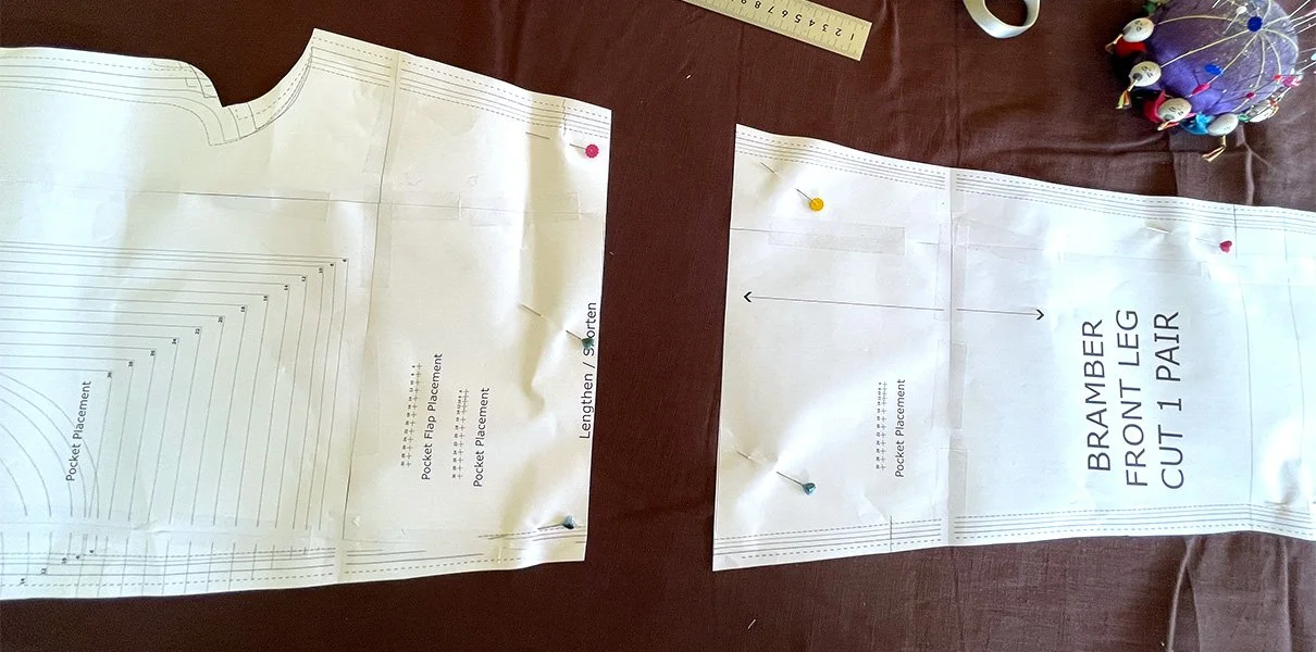 How to Lengthen a Trousers/Pants Pattern — Sussex Seamstress Sewing ...