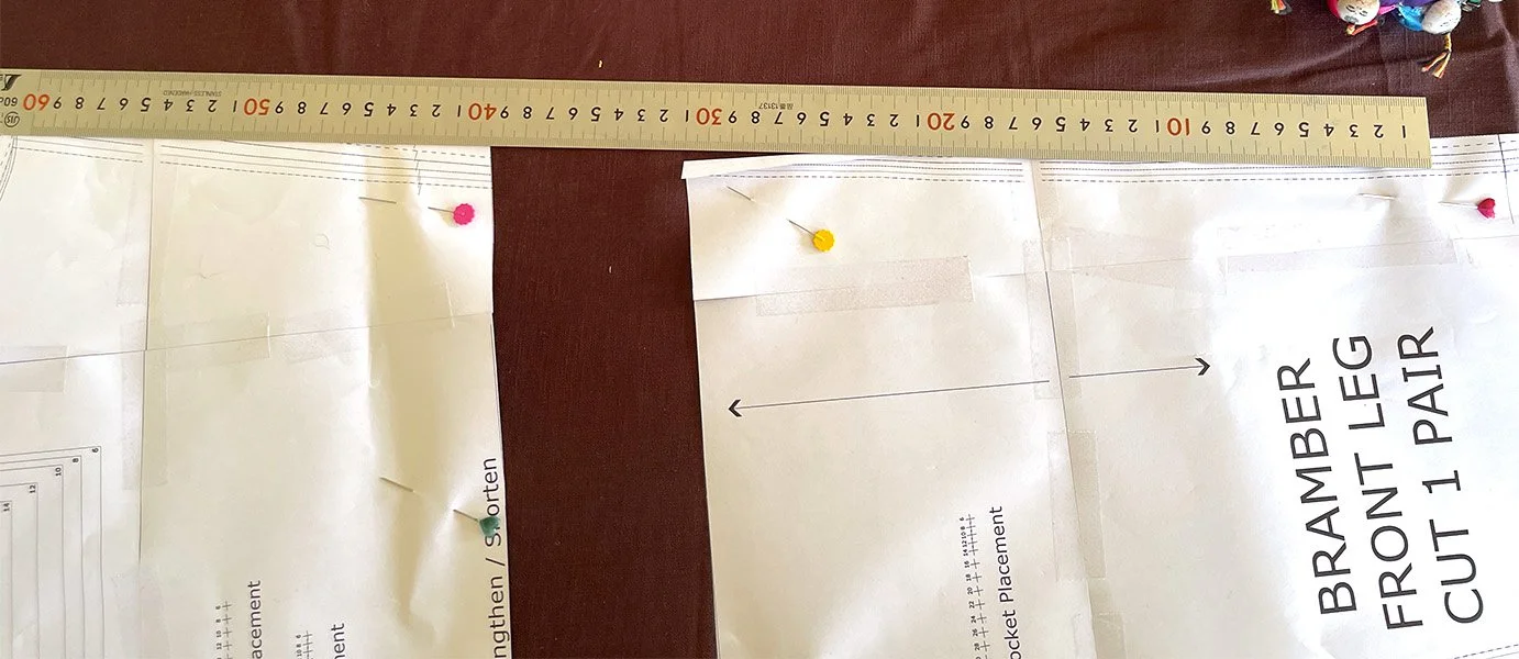 How to Lengthen a Trousers/Pants Pattern — Sussex Seamstress Sewing ...