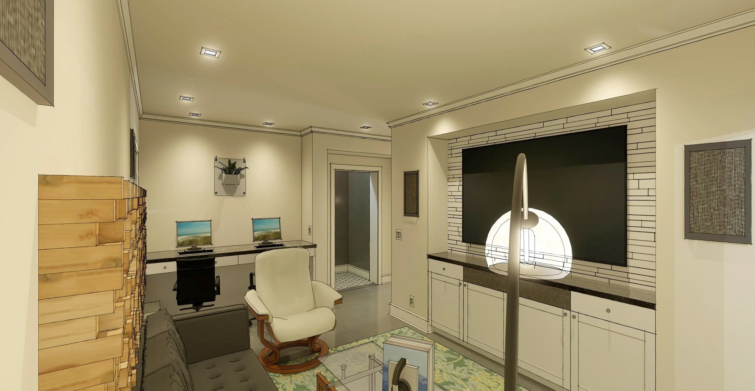 How To Paint Hard Reach Ceiling Corners In Revit 2024 Models Free ...