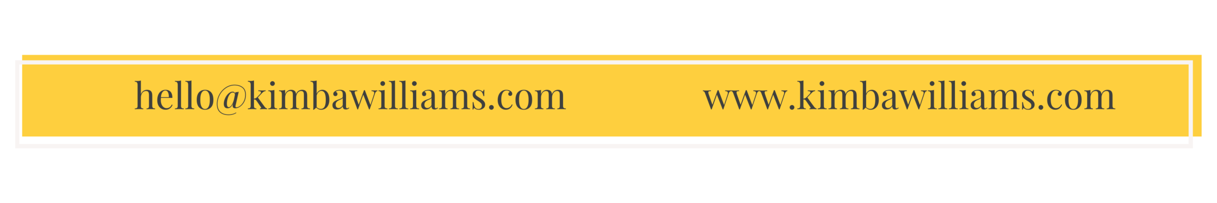 Influencer — Kimba Williams