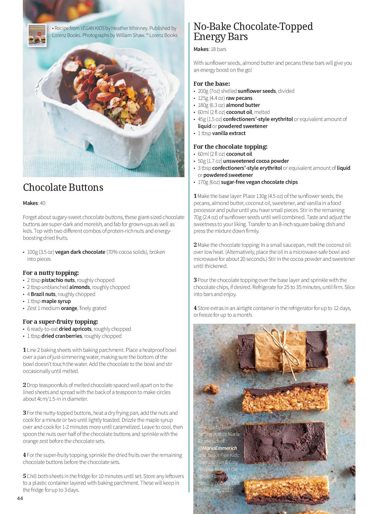 Sugar Free Kids Recipe Shares in Plant Based Magazine — Victory Belt