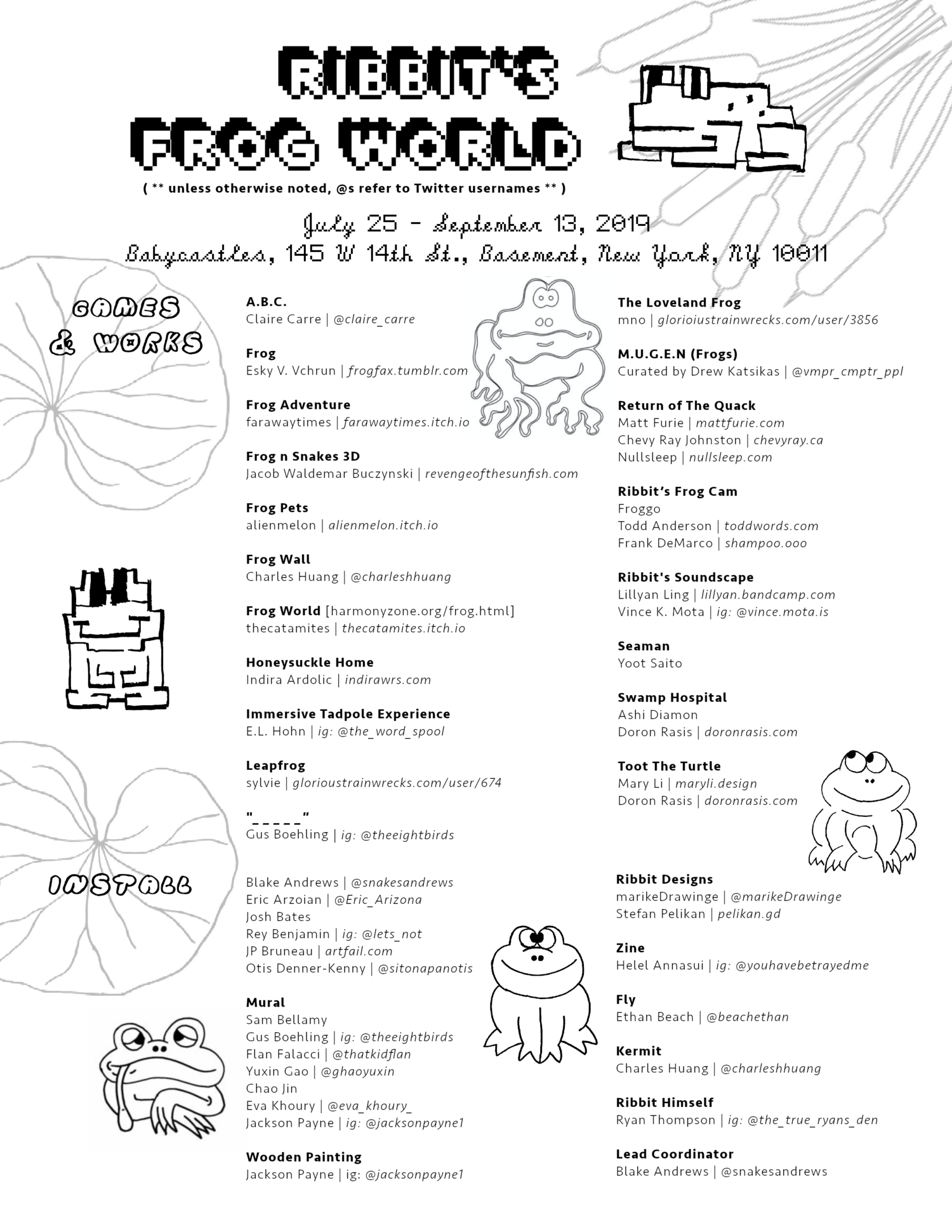 Ribbit's Frog World — Babycastles